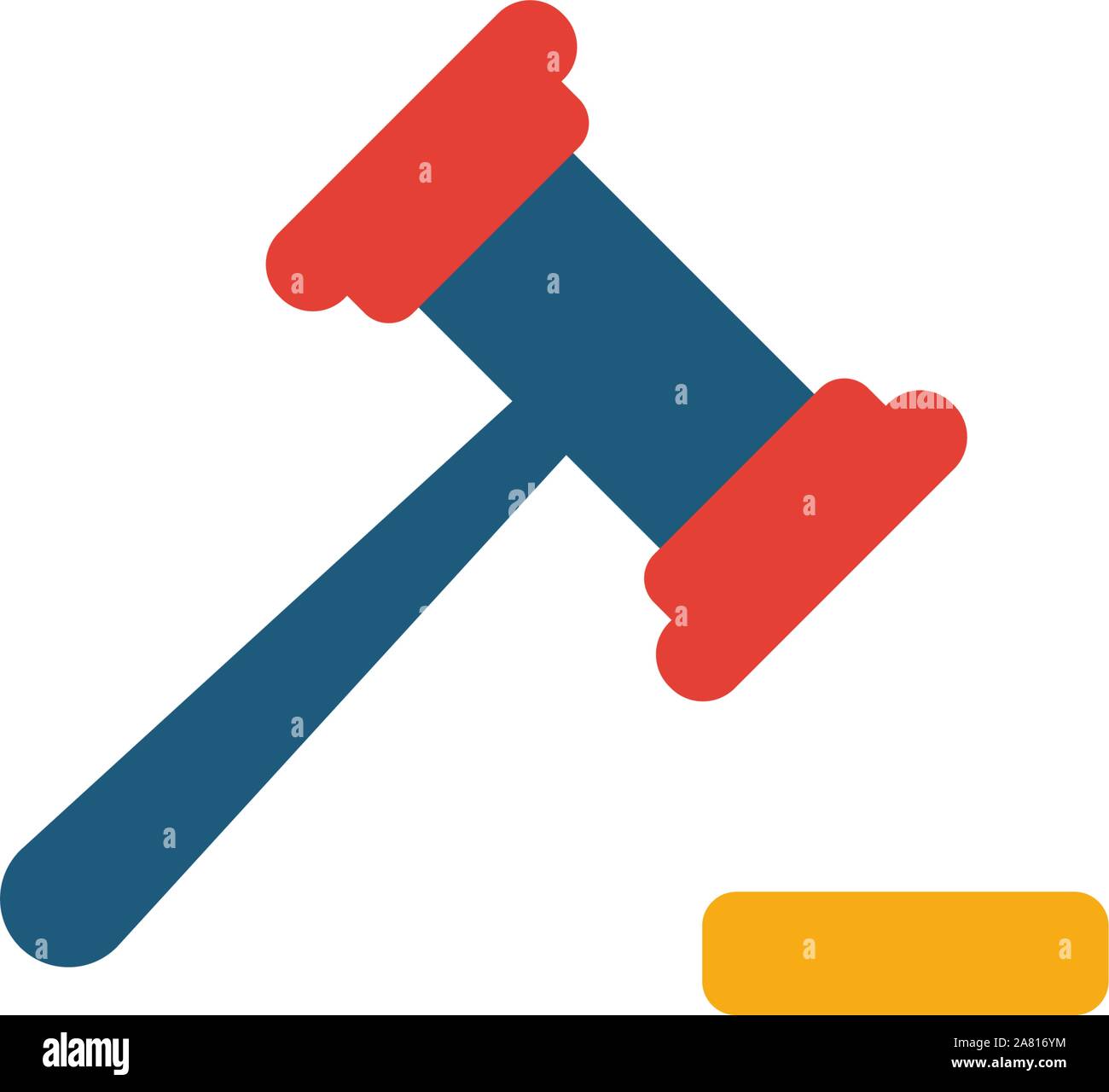 Magistrate icon. Flat creative element from business icons collection ...