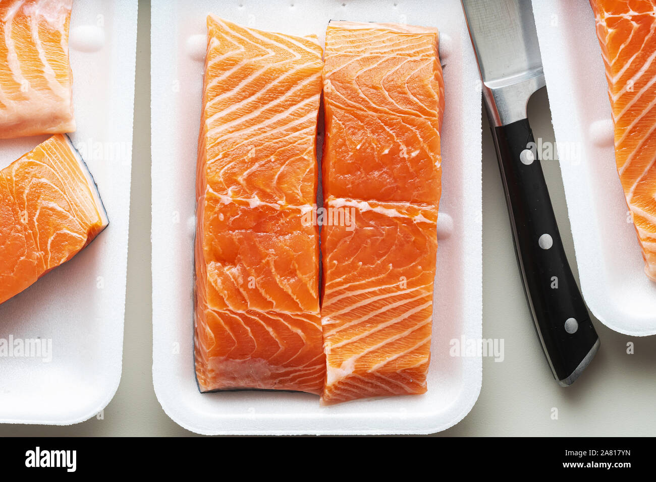 Cutting a big fish hi-res stock photography and images - Alamy