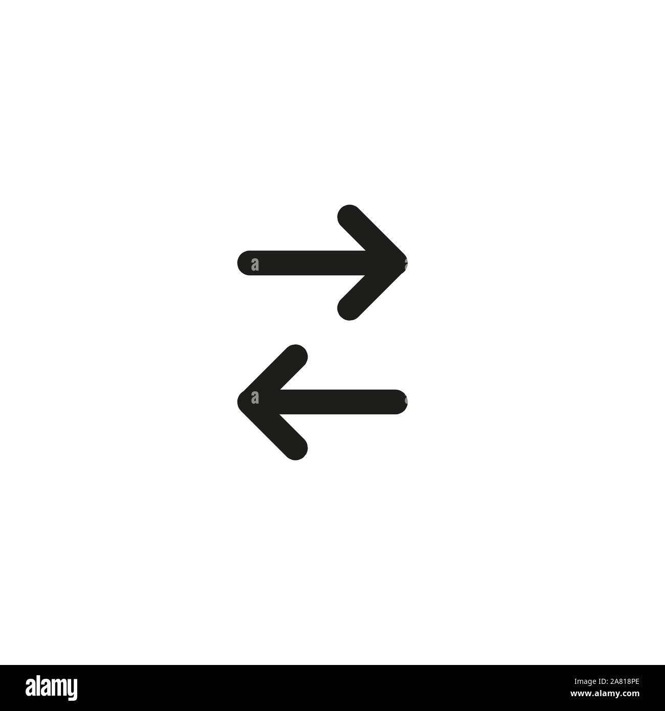 Undo Arrow Icon, Redo Arrow Icon. Direction arrow sign. Arrow button ...