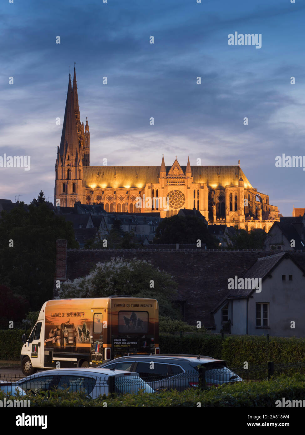 Europe, France, Chartres, Cathedral Stock Photo - Alamy
