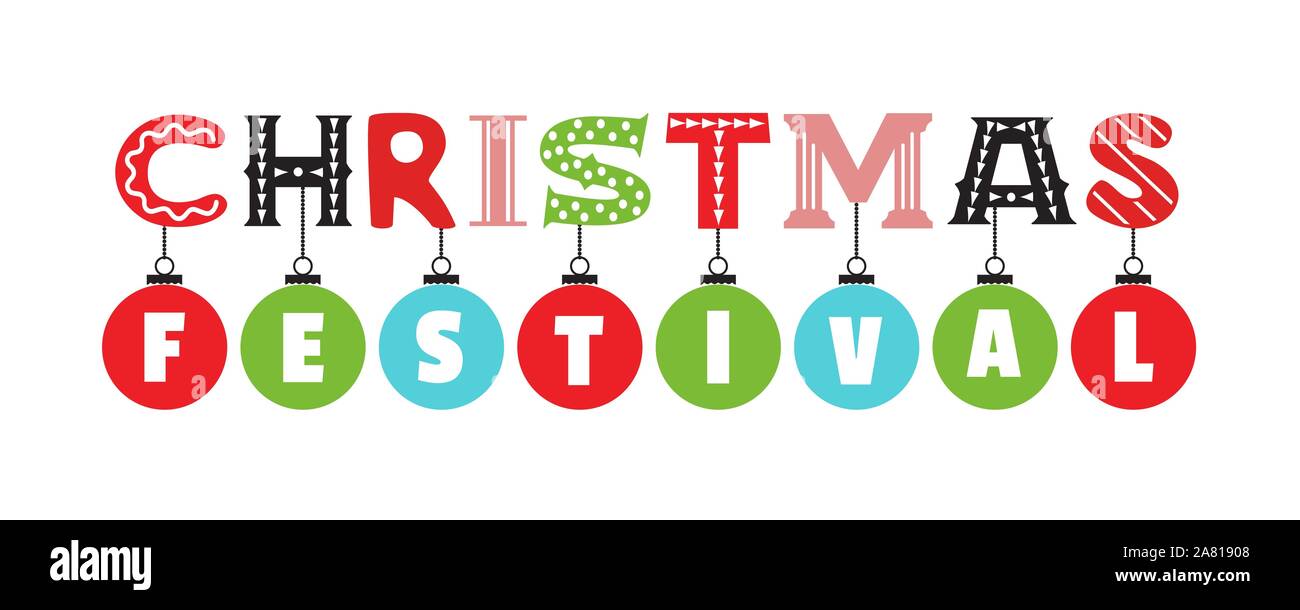 Christmas text clipart Cut Out Stock Images & Pictures - Alamy