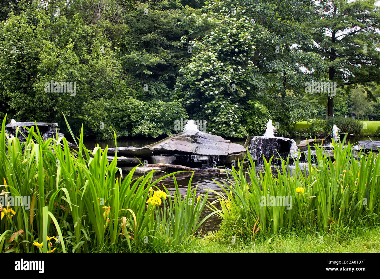Water fountain amsterdam hi-res stock photography and images - Alamy