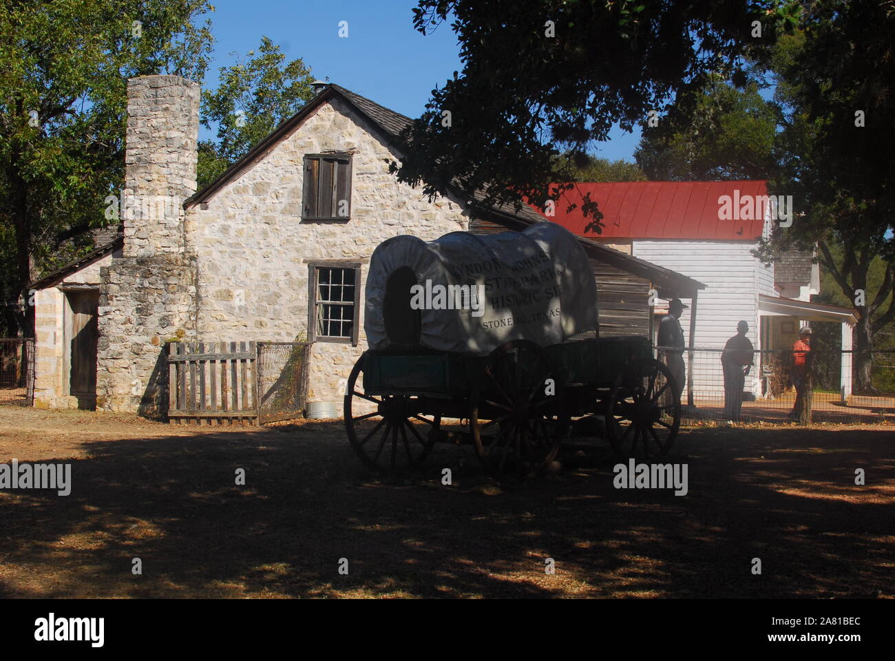 Example of old farm life at the Lyndon B Johnson State Park Stock Photo ...