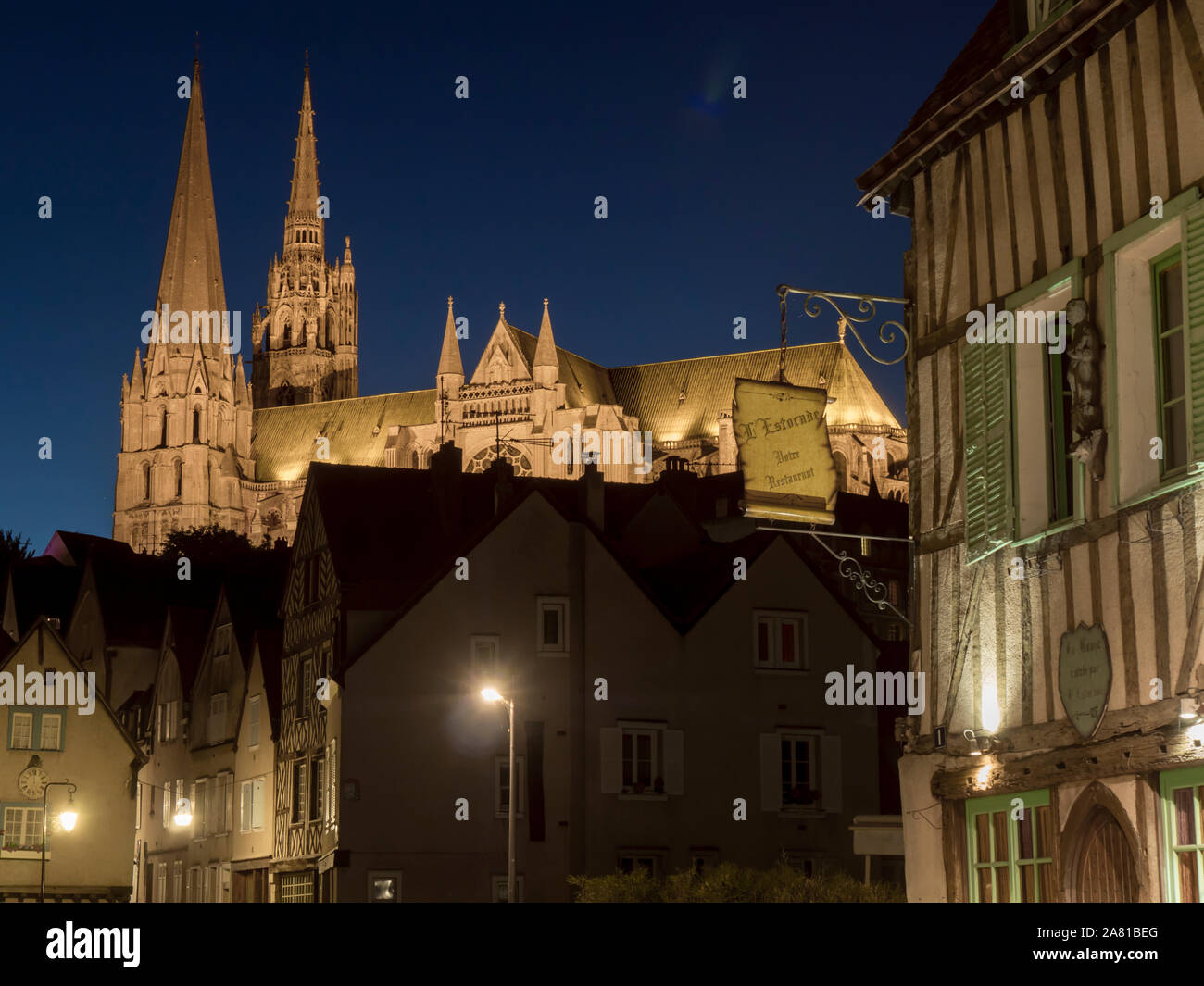 Europe, France, Chartres, Cathedral Stock Photo - Alamy