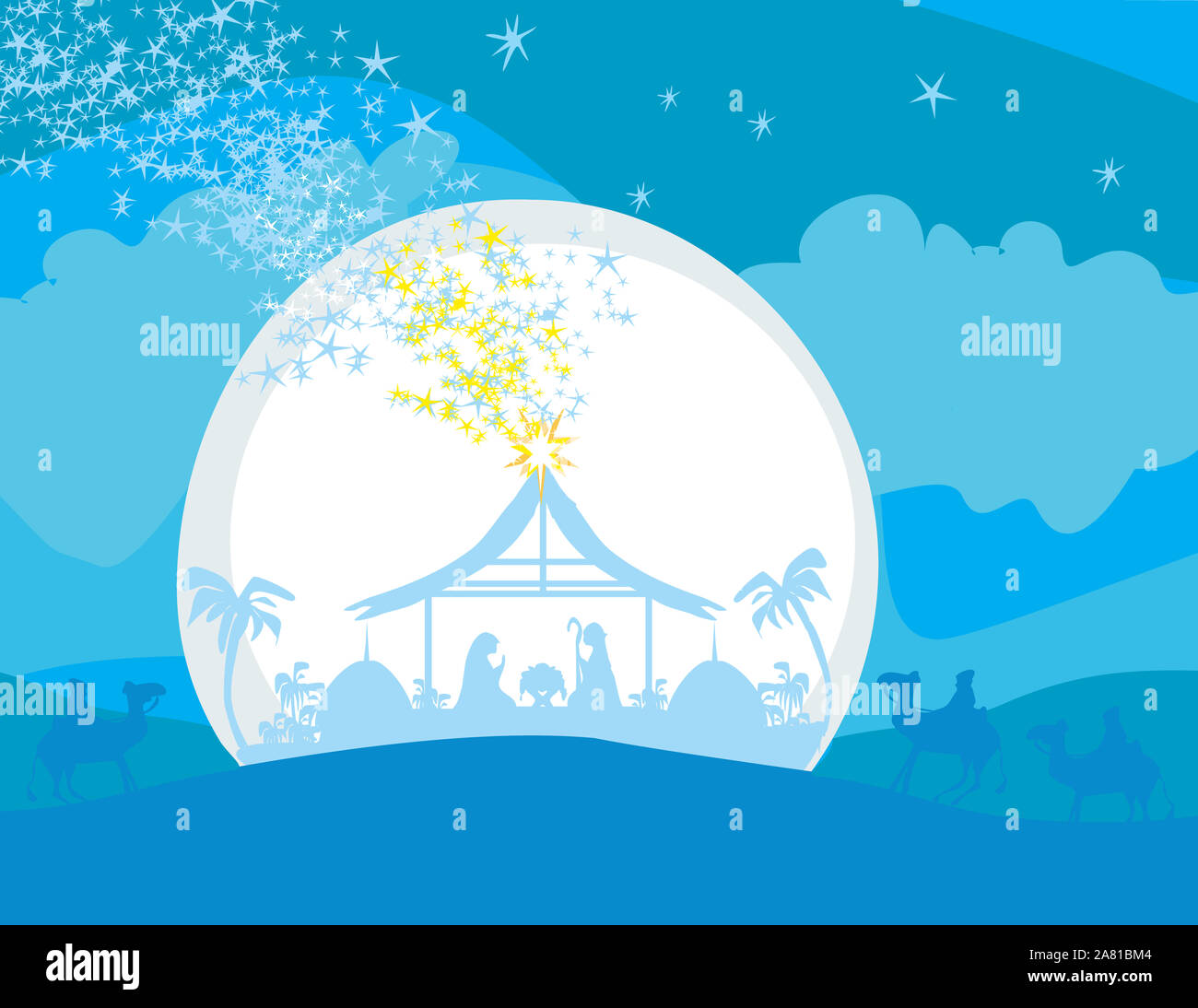 Birth of jesus bethlehem frame hi-res stock photography and images - Alamy