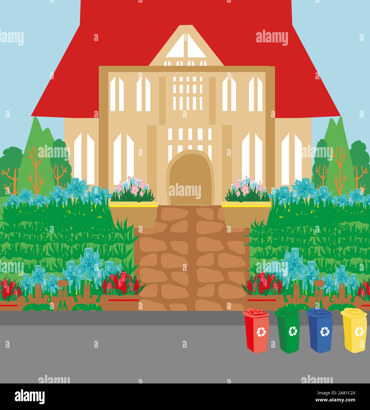 Segregation of garbage Stock Photo - Alamy