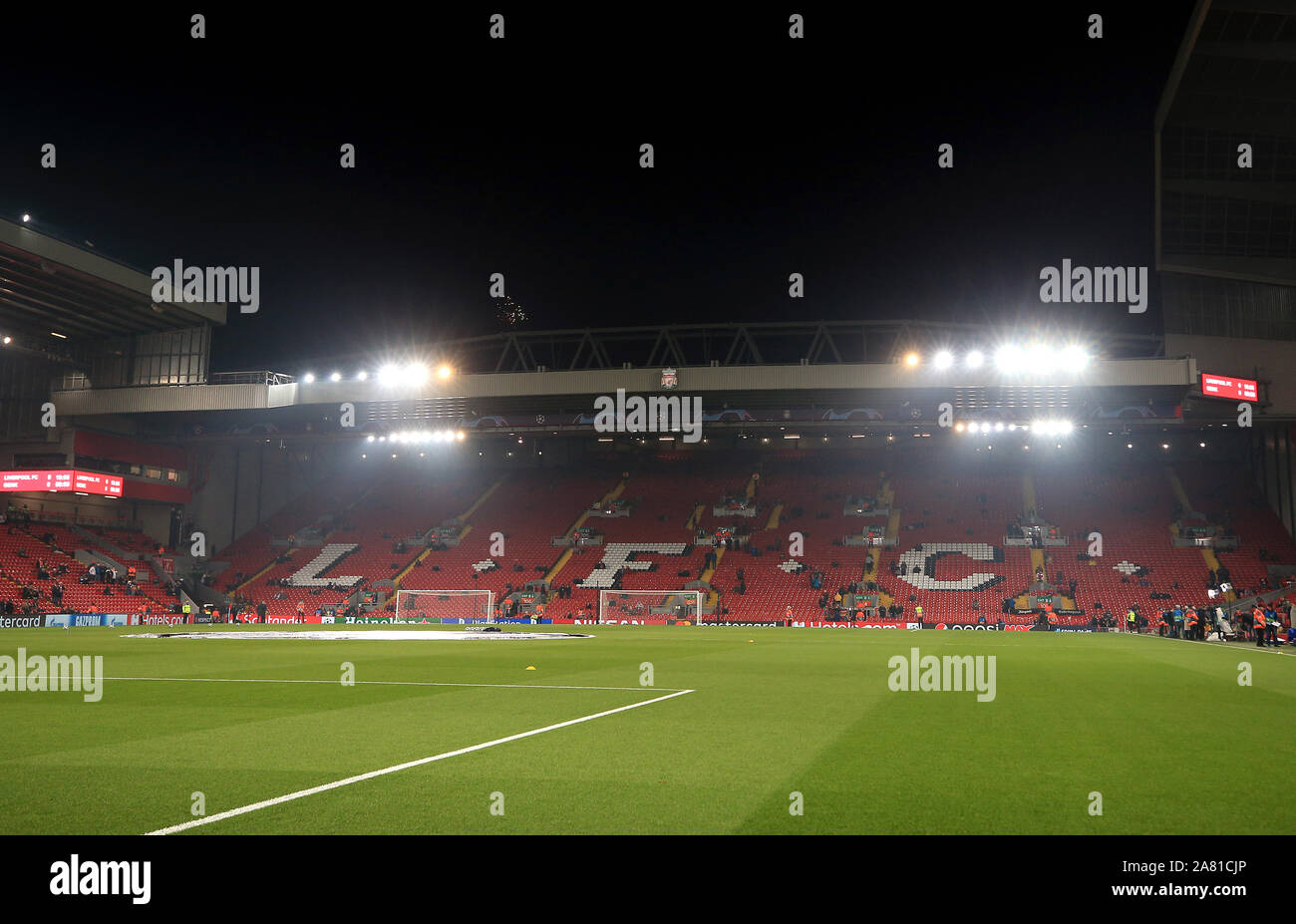 General view of the ground before the UEFA Champions League match at ...
