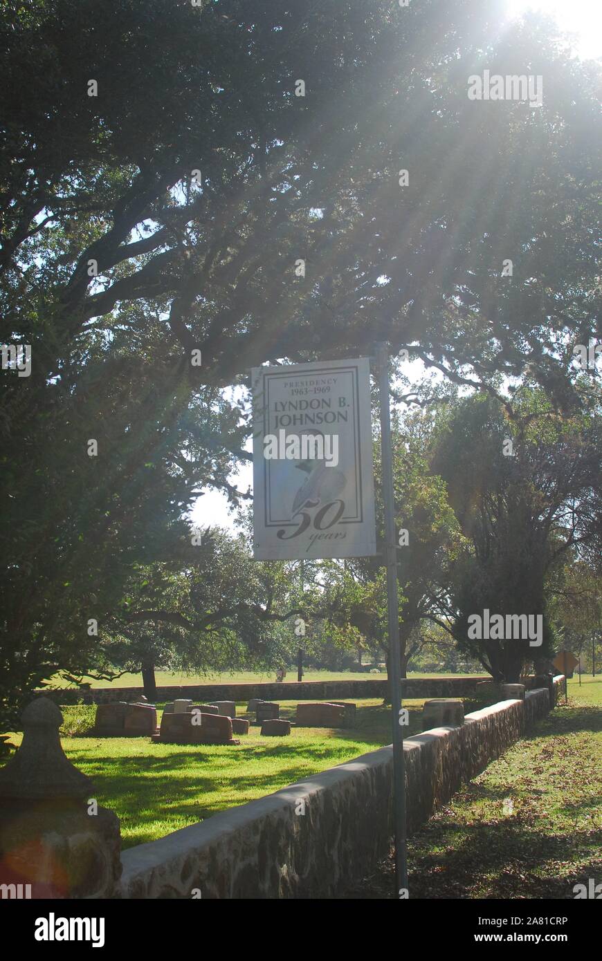 Lyndon b johnson grave hi-res stock photography and images - Alamy