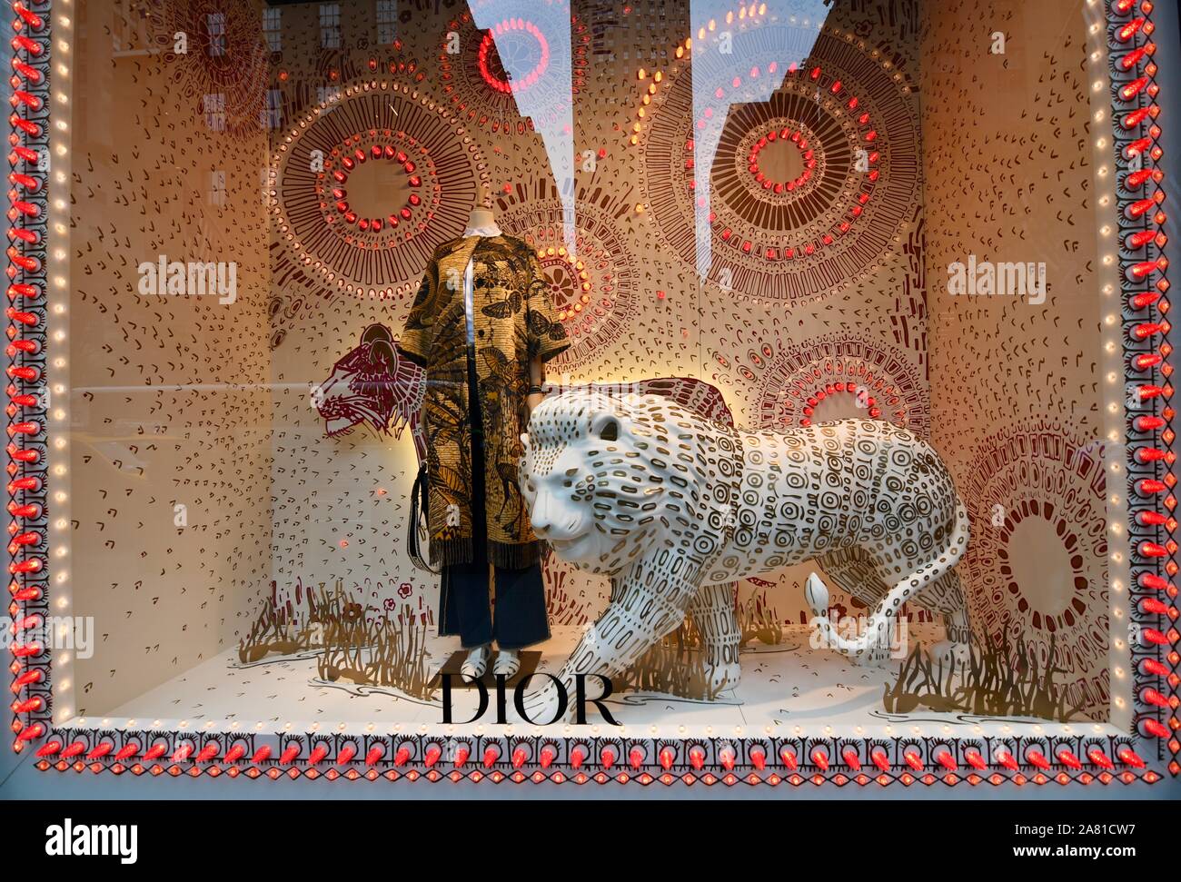 Window display at Saks Fifth Avenue, New York City, USA Stock Photo - Alamy