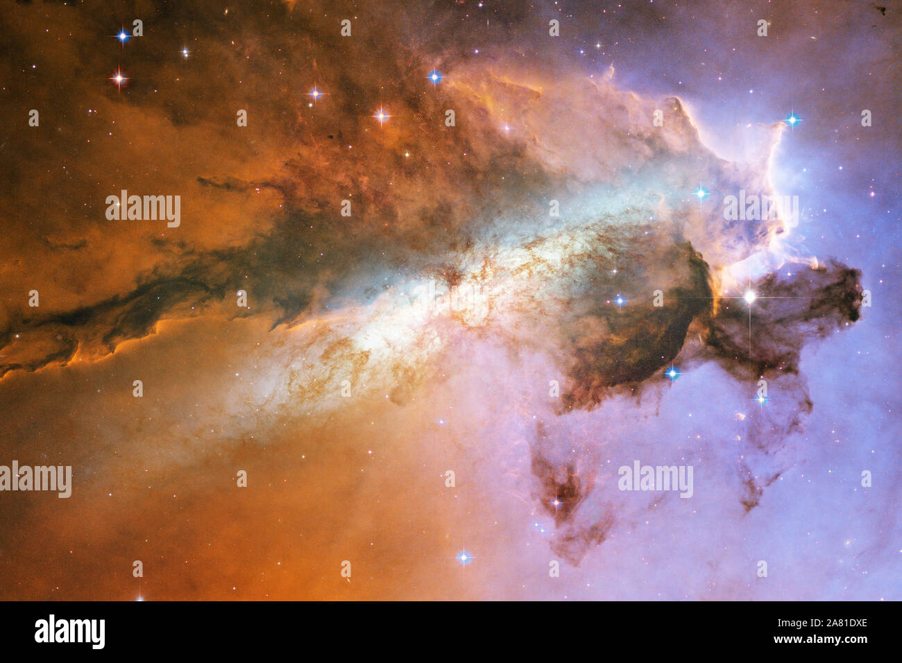 Cosmos. Abstract space wallpaper. Elements of this image furnished by ...