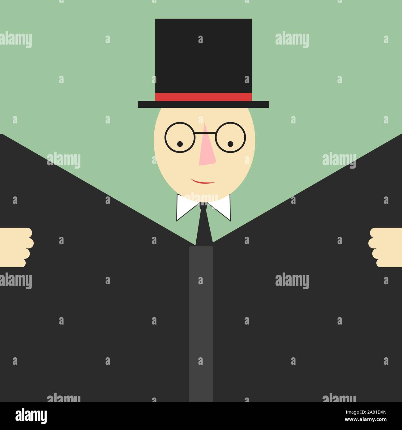 Reading book, illustration, vector on white background Stock Vector ...