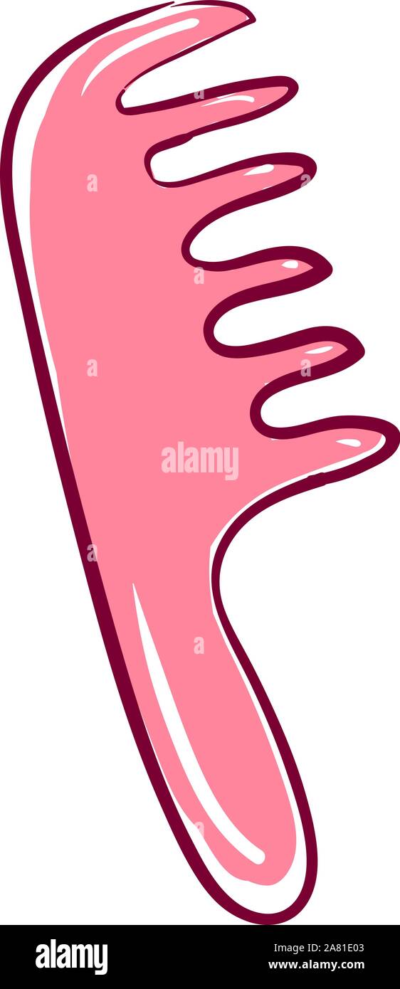 White brush pink plastic Stock Vector Images - Alamy