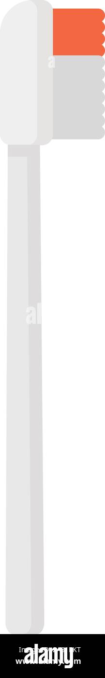 Teeth brush, illustration, vector on white background Stock Vector ...