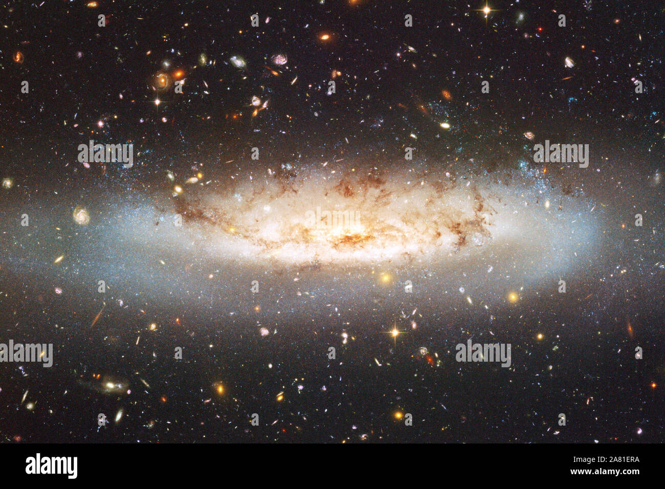 Universe filled with stars, nebula and galaxy. Elements of this image ...