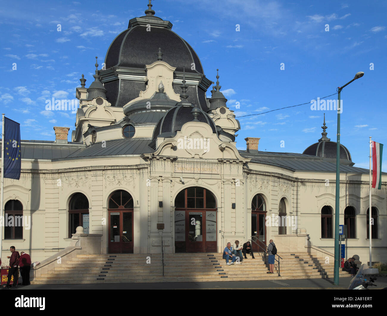 Hungary, Budapest, City Park, Ice Rink Building Stock Photo - Alamy