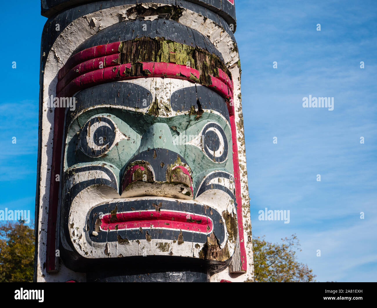 The Totem Pole, The Valley Gardens, Windsor Great Park, Surrey, England ...