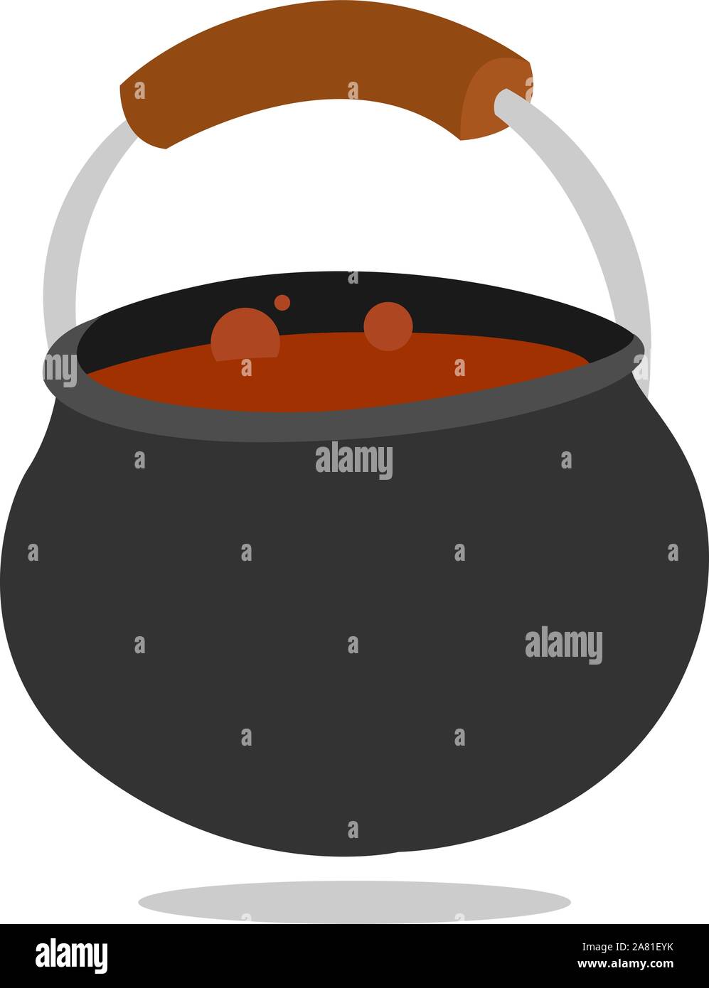 Cooking soup on stove Cut Out Stock Images & Pictures - Alamy