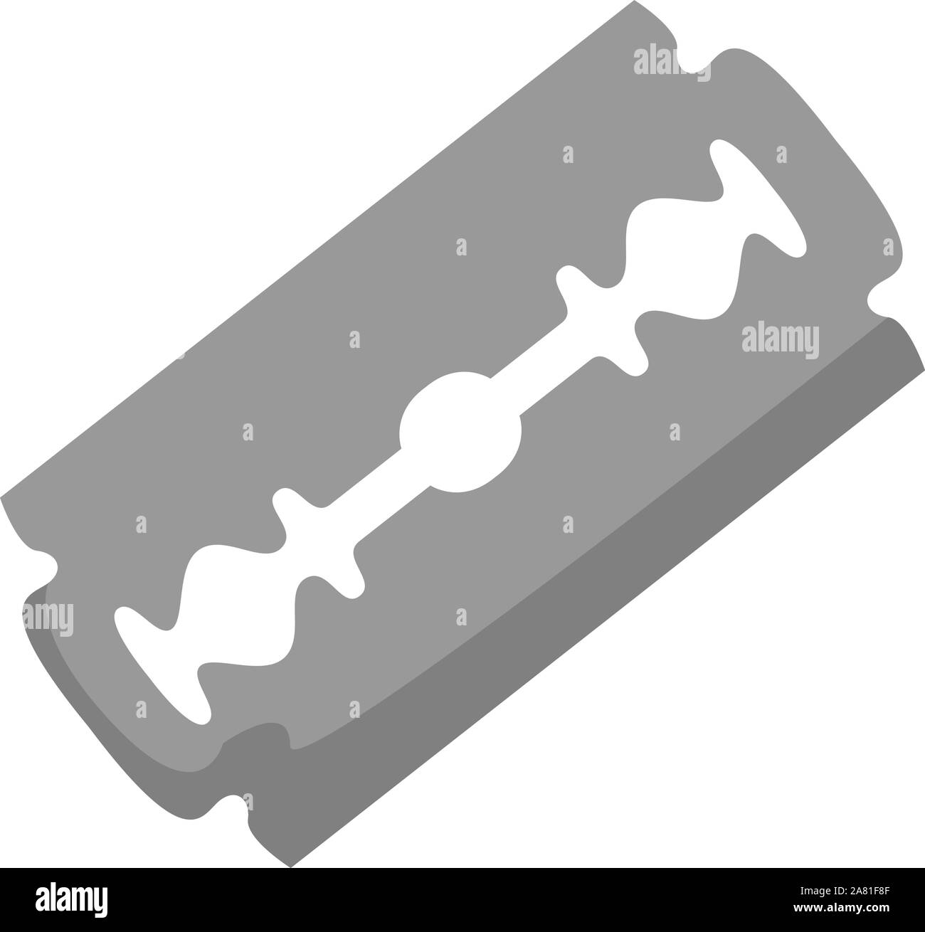 Razor, illustration, vector on white background Stock Vector Image ...