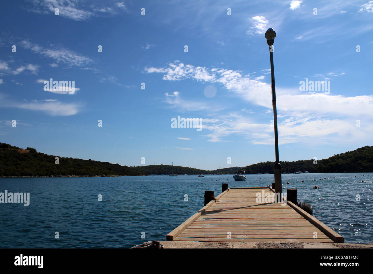 Pier in Pula, Croatia Stock Photo - Alamy