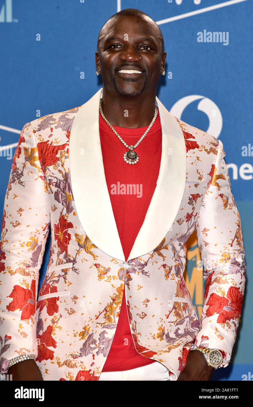 Akon attending mtv europe music awards 2019 hi-res stock photography ...