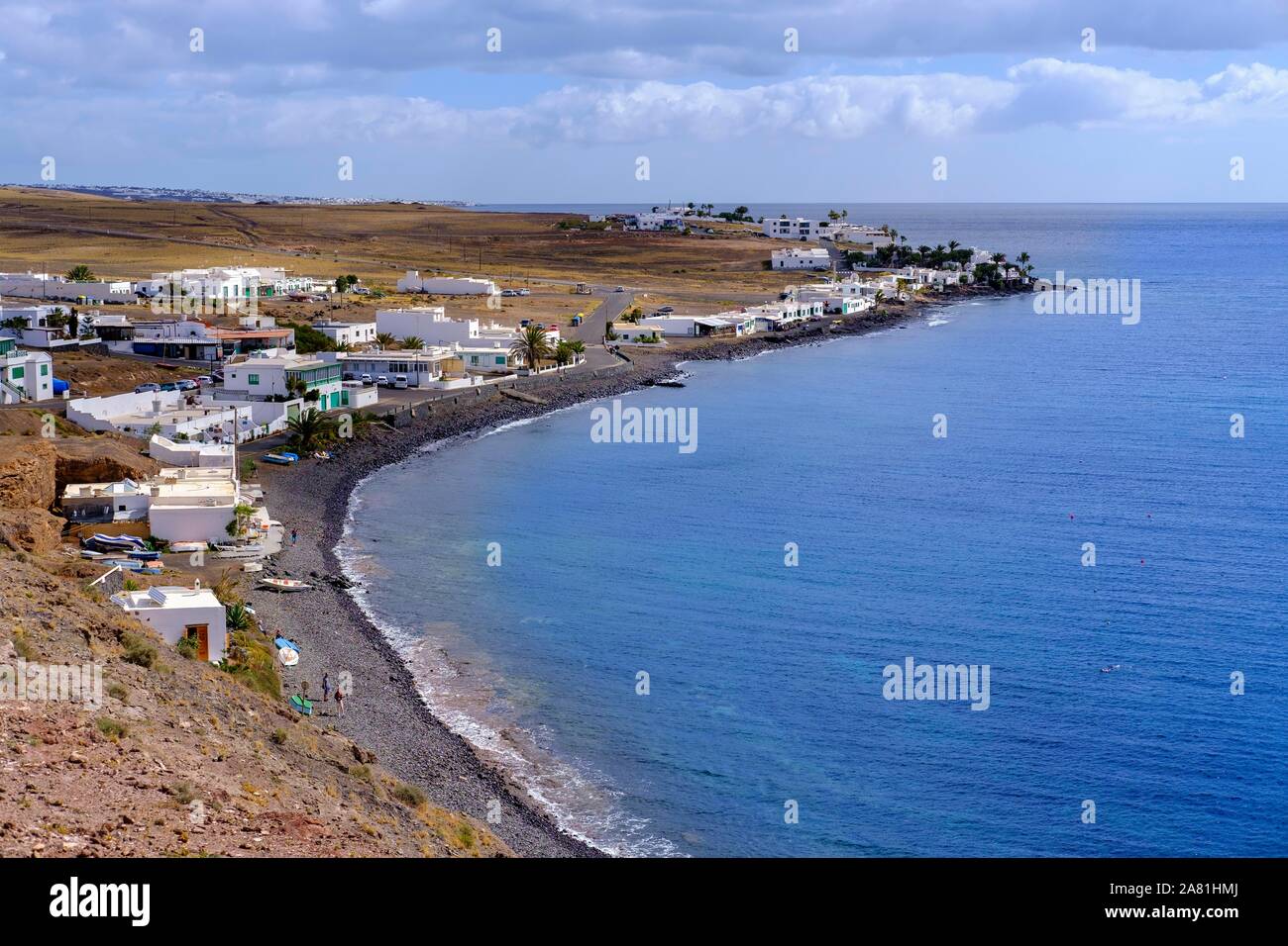 Village playa quemada at yaiza hi-res stock photography and images - Alamy