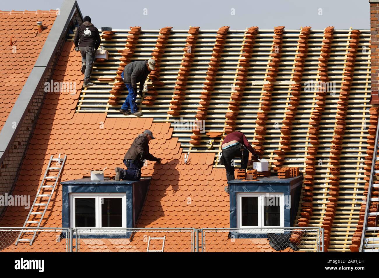 German roof tiles bavaria germany hi-res stock photography and images ...
