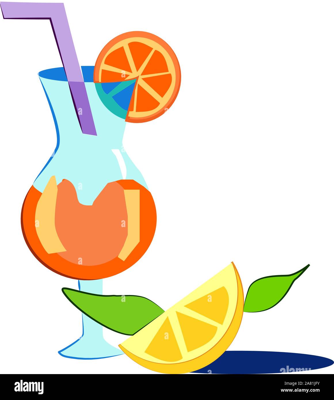 Cocktail illustration vector hi-res stock photography and images - Alamy