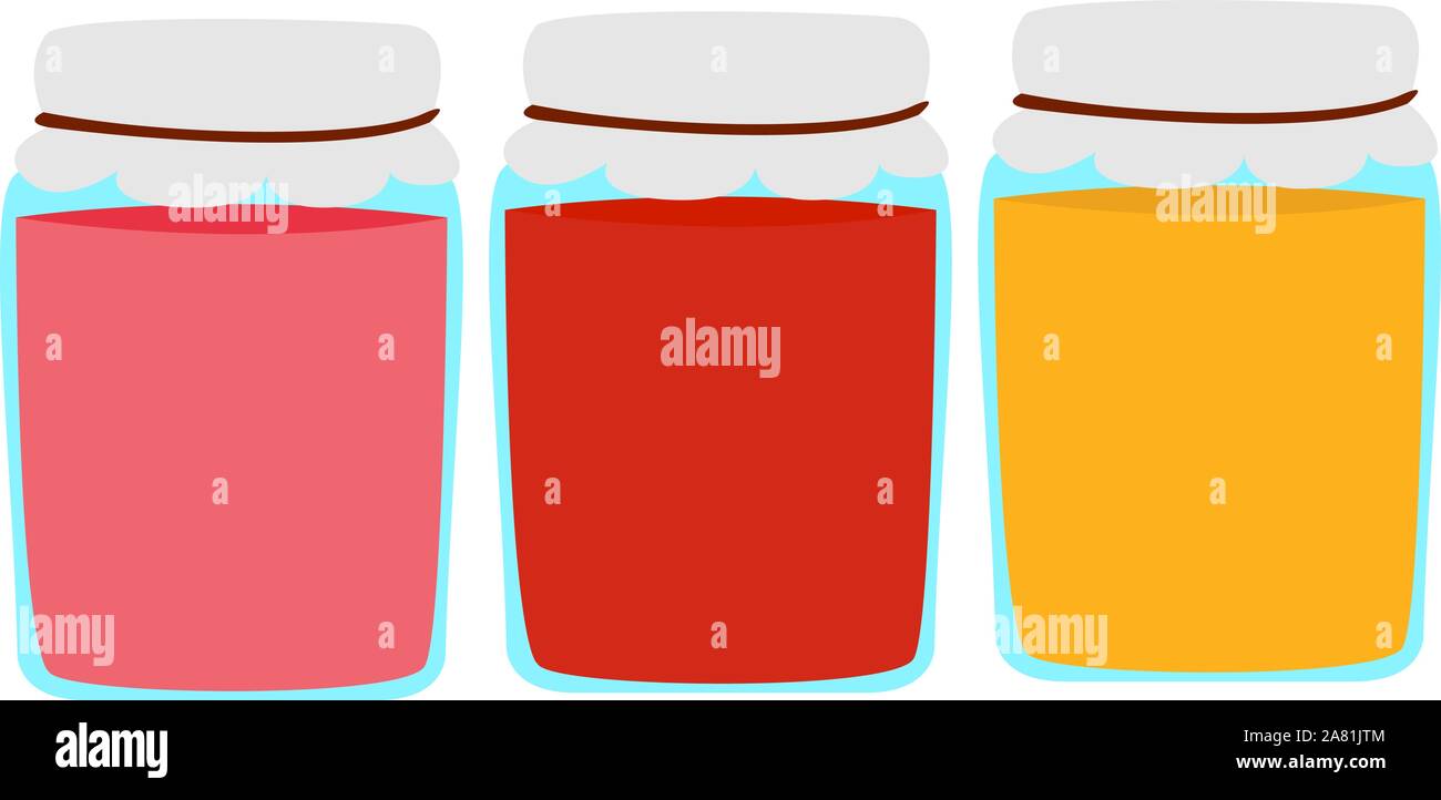 Canned fruit compote jam Stock Vector Images - Alamy