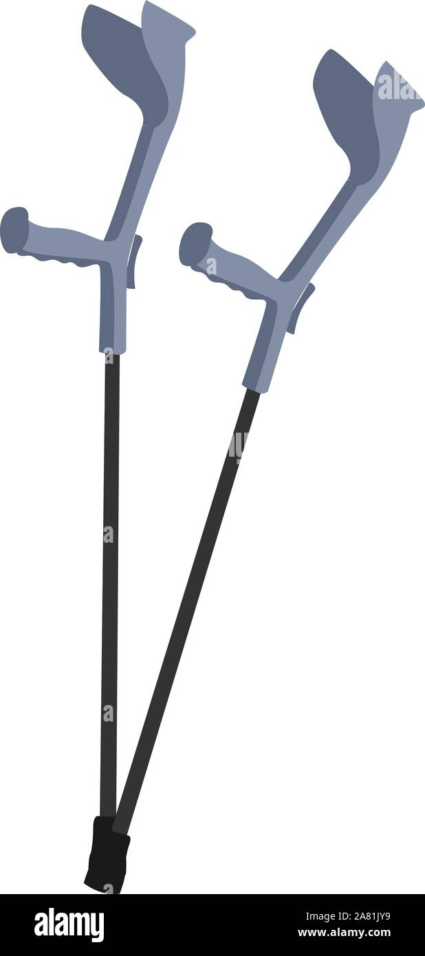 Crutches Stock Vector Images - Alamy