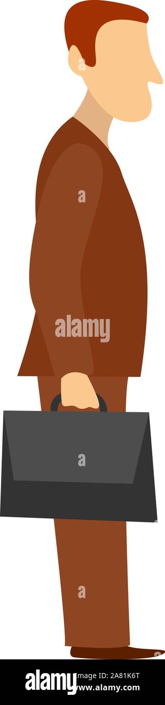 Diplomat, illustration, vector on white background Stock Vector Image ...