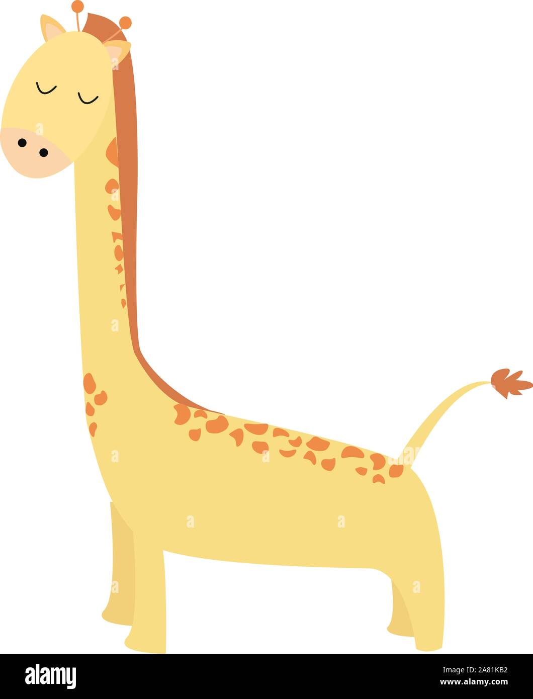 Giraffe object Stock Vector Images - Alamy