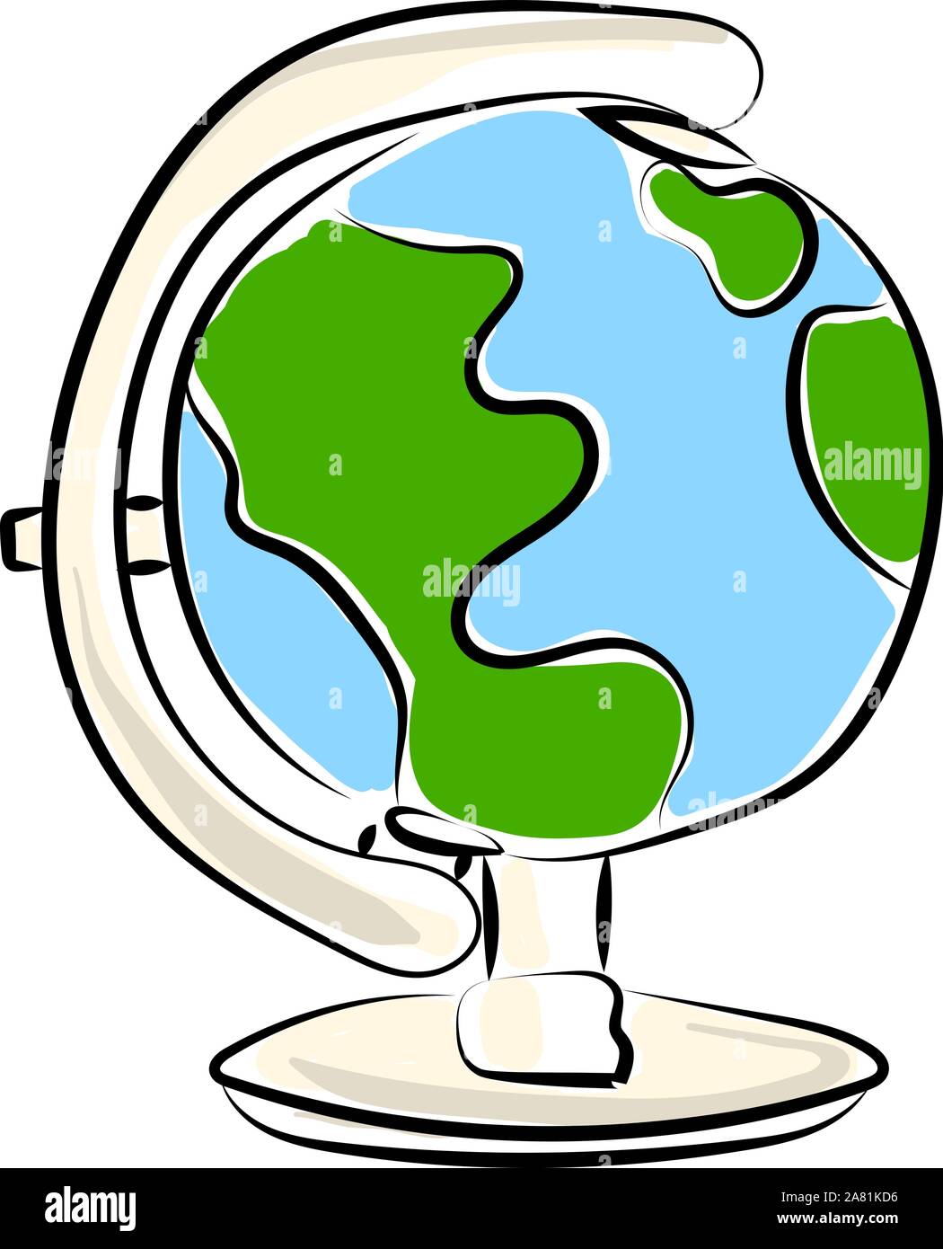 Illustration earth map Stock Vector Images - Alamy