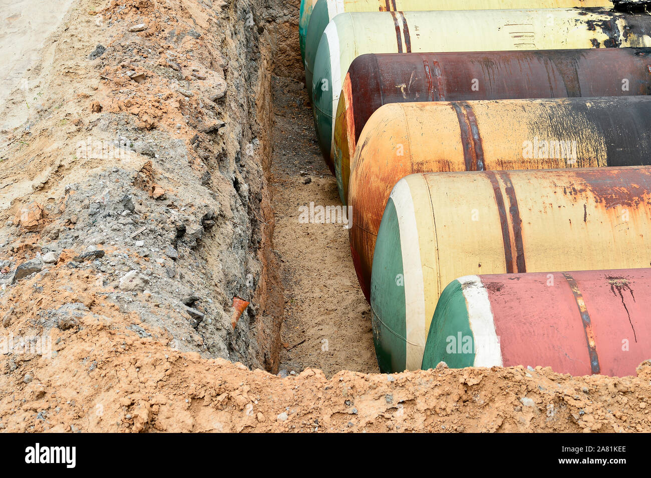 Underground fuel tanks hi-res stock photography and images - Alamy