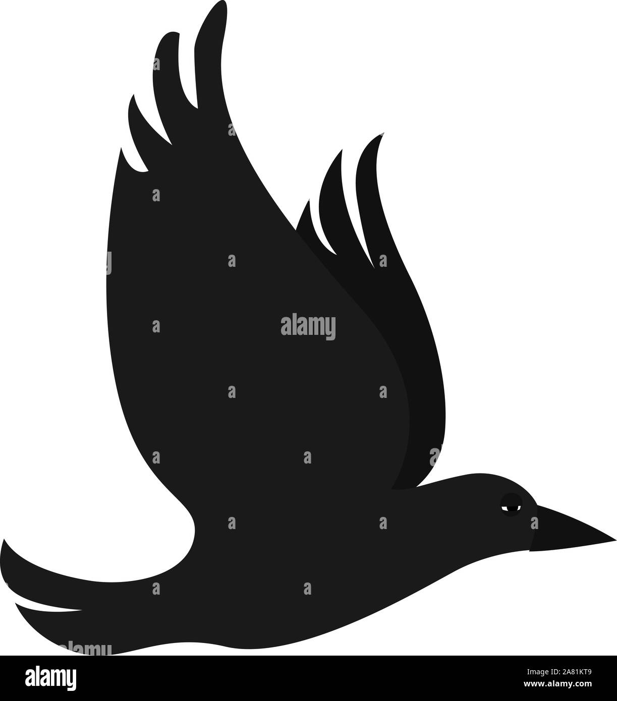 Cute little bird flying Cut Out Stock Images & Pictures - Alamy