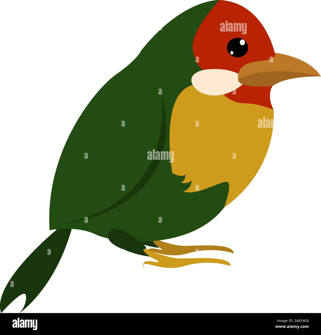 Flower of little bird Stock Vector Images - Alamy