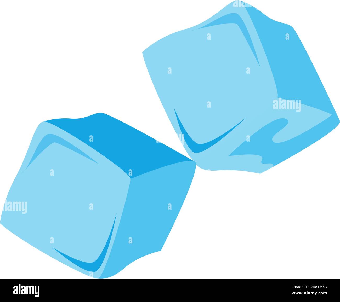 Transparent ice piece on Stock Vector Images - Alamy