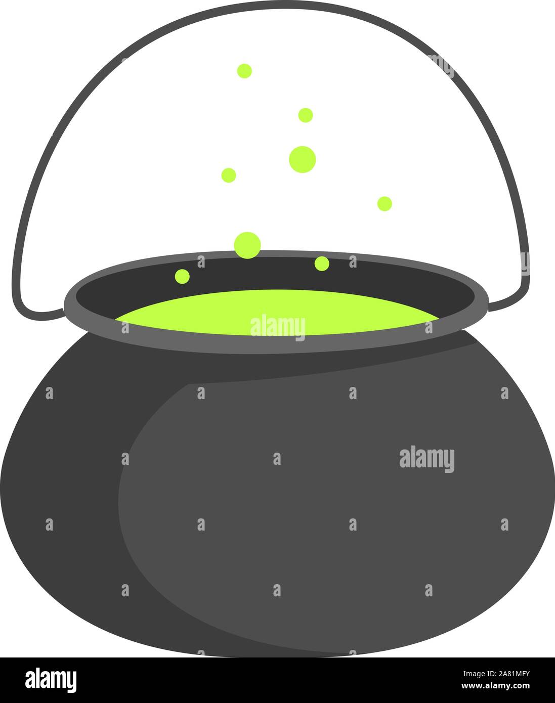 Magic potion, illustration, vector on white background Stock Vector ...