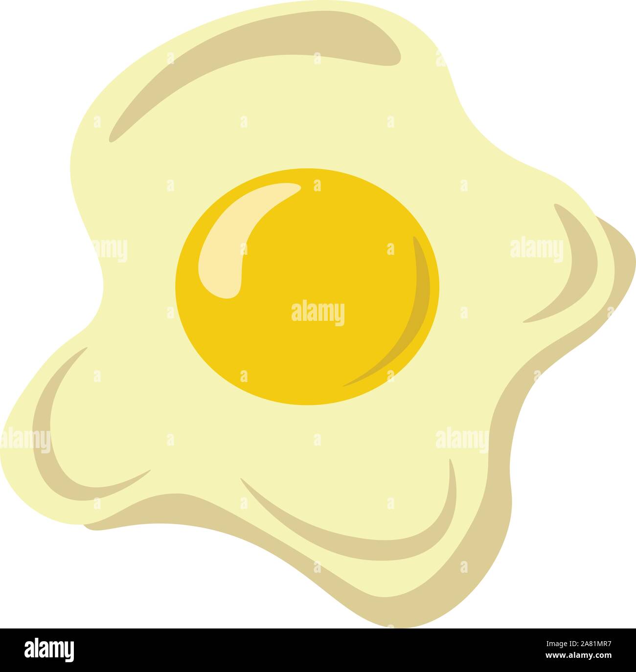 Omelette, illustration, vector on white background Stock Vector Image ...
