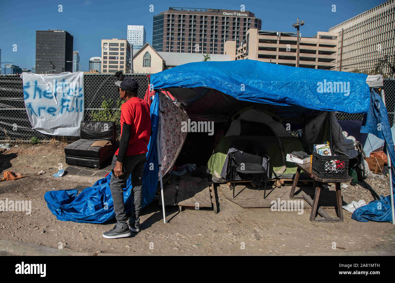 November 4, 2019, USA: Homeless in Austin are forced to move from their ...