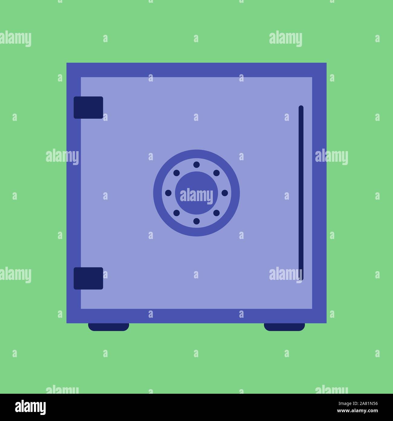 Safe, illustration, vector on white background Stock Vector Image & Art ...