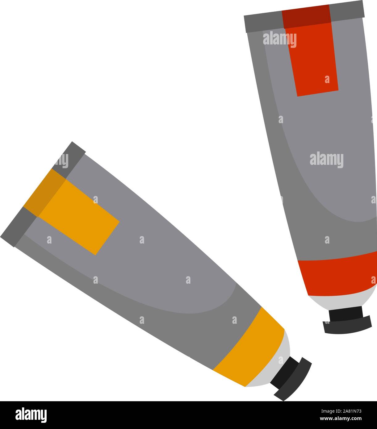 Oil paint stroke on white Stock Vector Images - Alamy