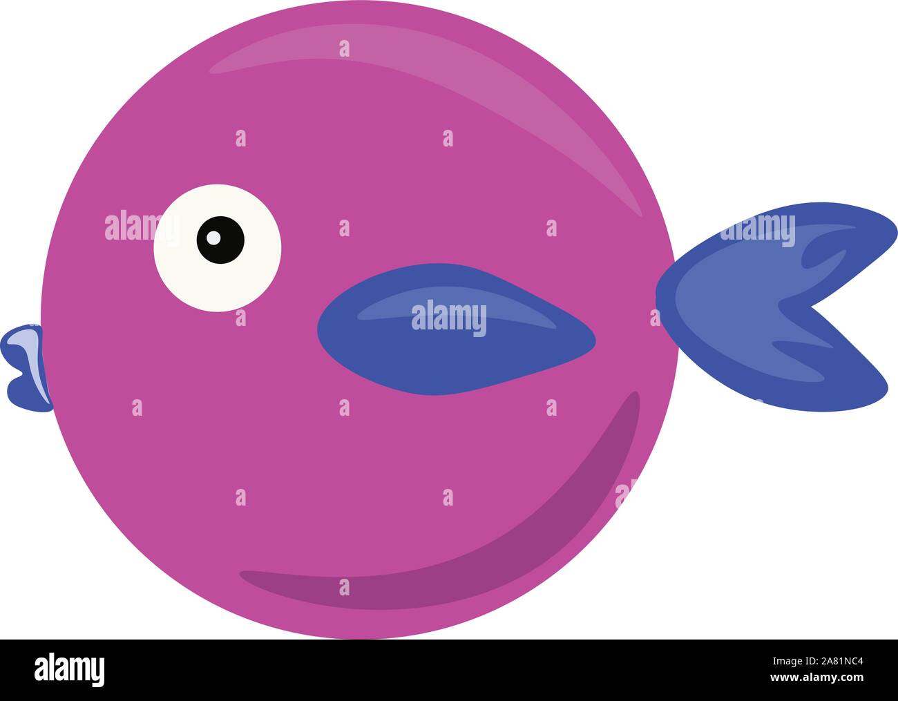 Pink fish Stock Vector Images - Alamy