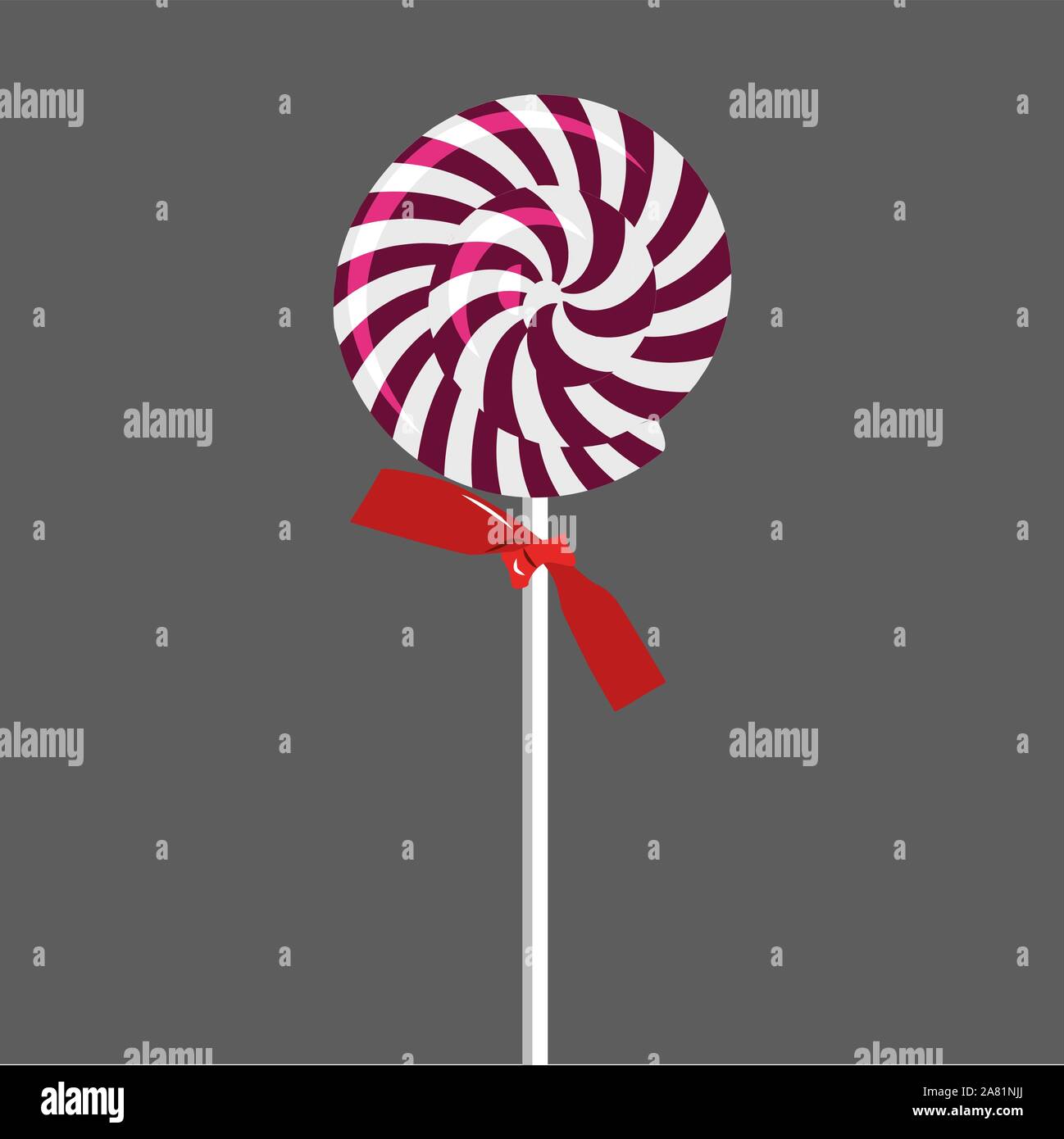 Pink and white candy Stock Vector Images - Alamy