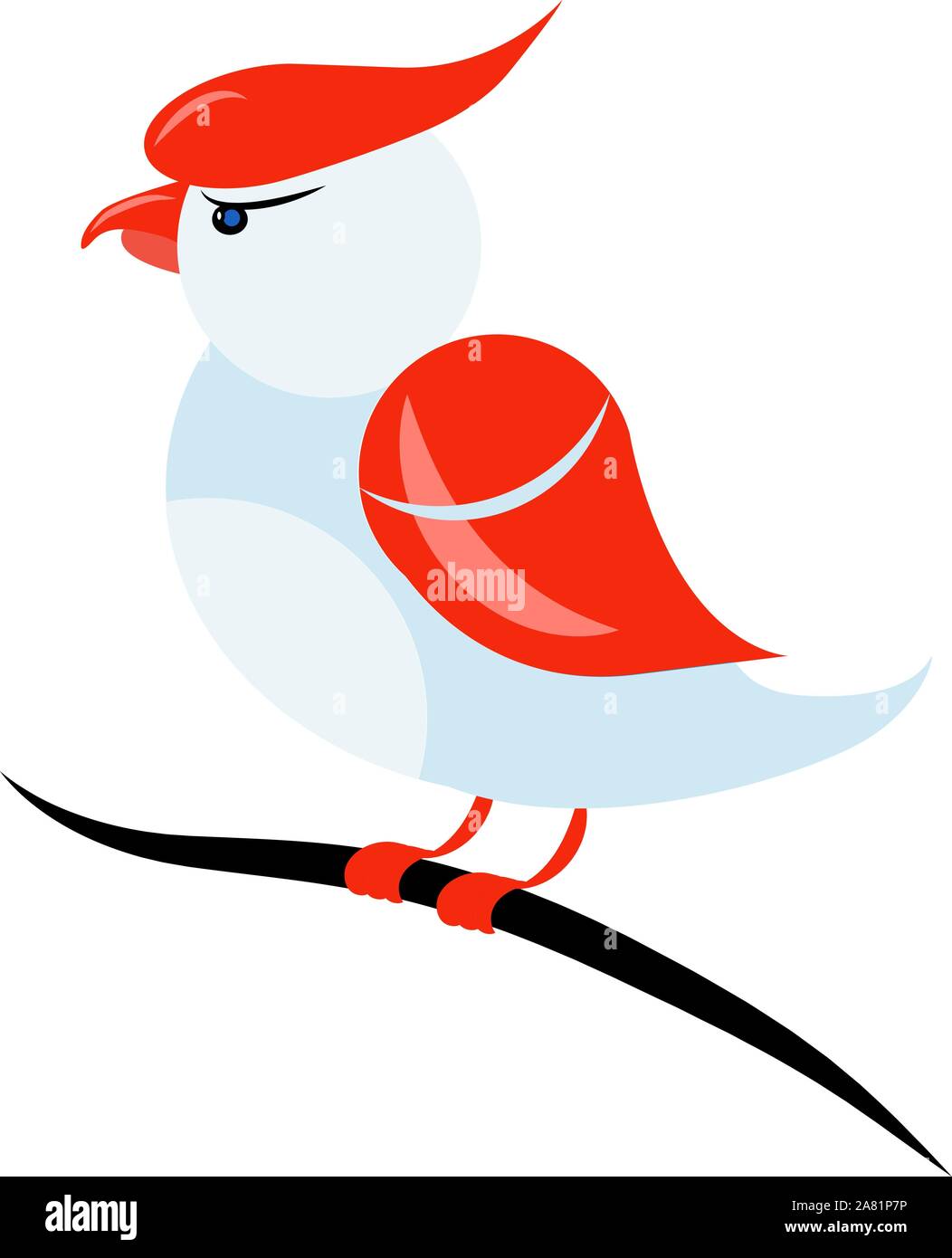 Blue white red design Stock Vector Images - Alamy