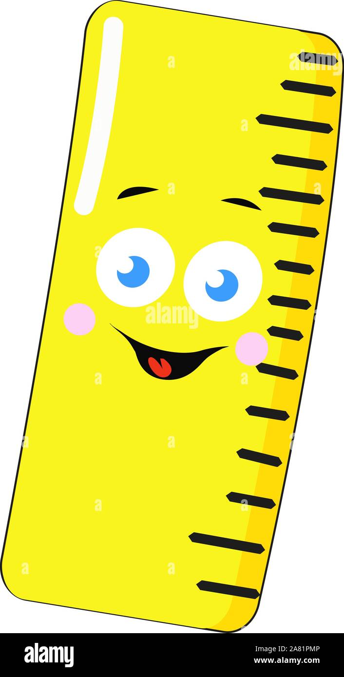 Yellow ruler Stock Vector Images - Alamy