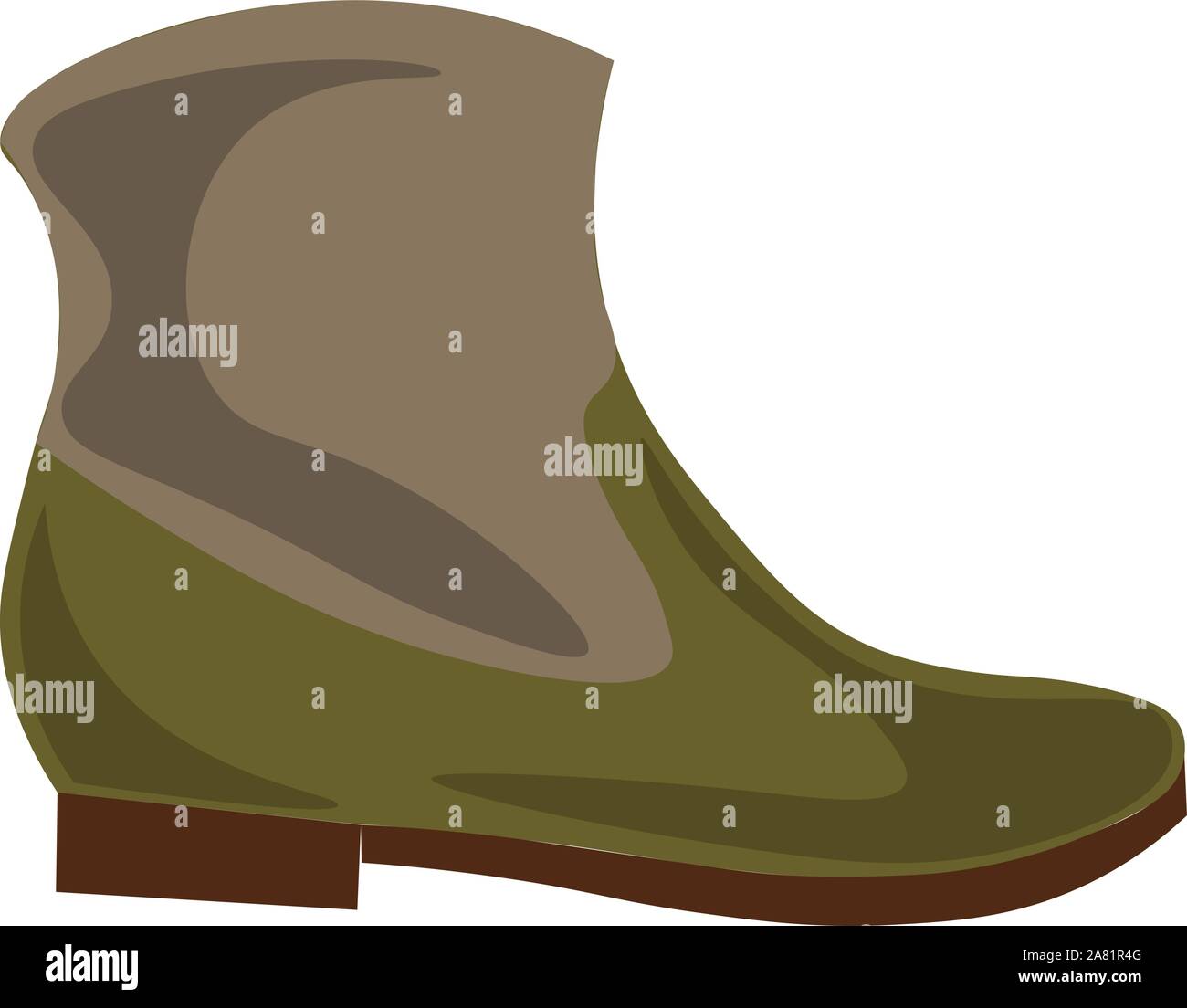 Boots, illustration, vector on white background Stock Vector Image ...