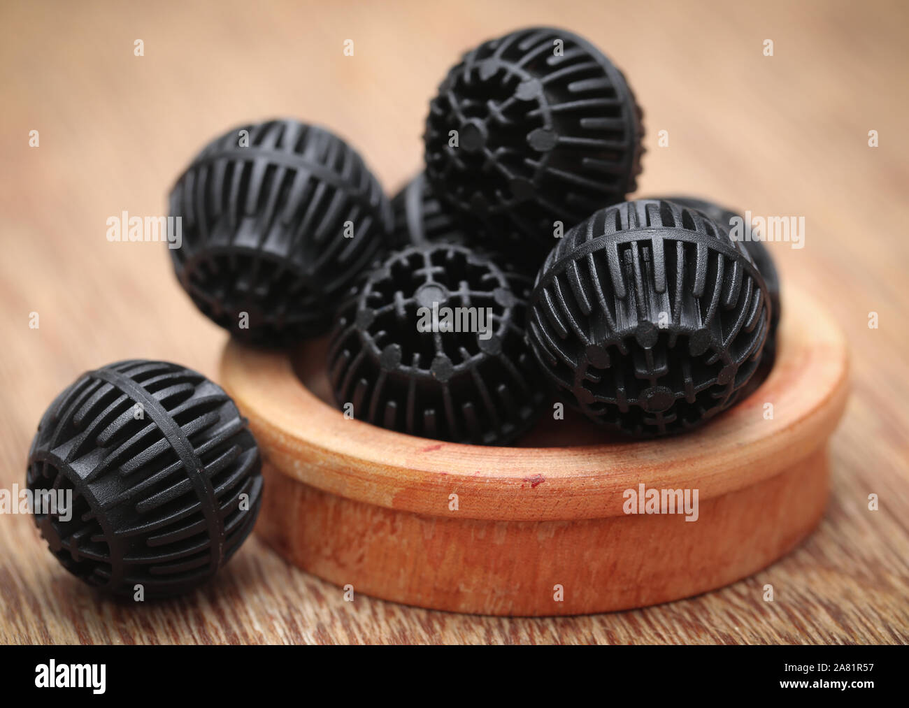 Aquarium bio balls as biological filter Stock Photo - Alamy