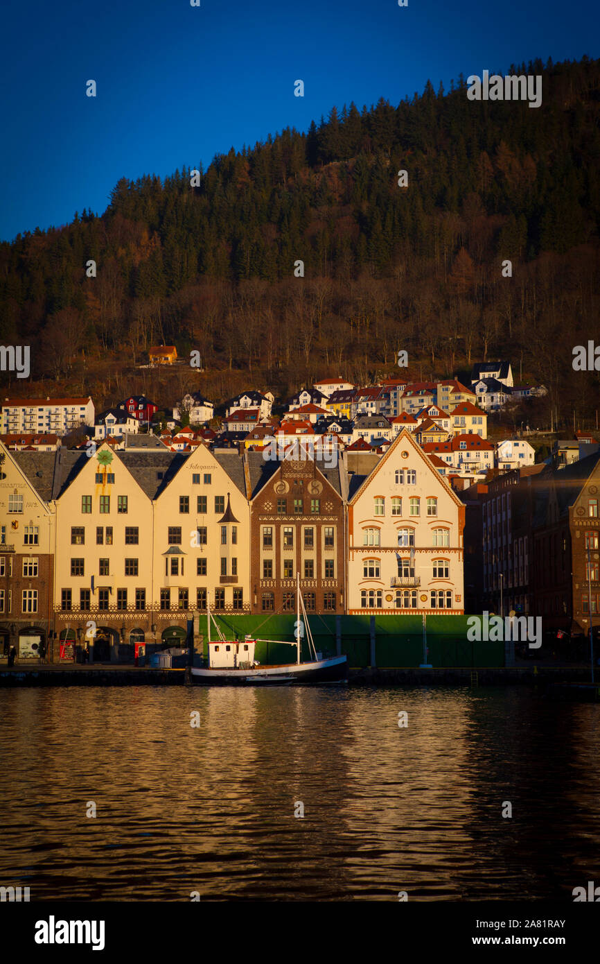 Bryggen hanseatic quarter in bergen hi-res stock photography and images ...