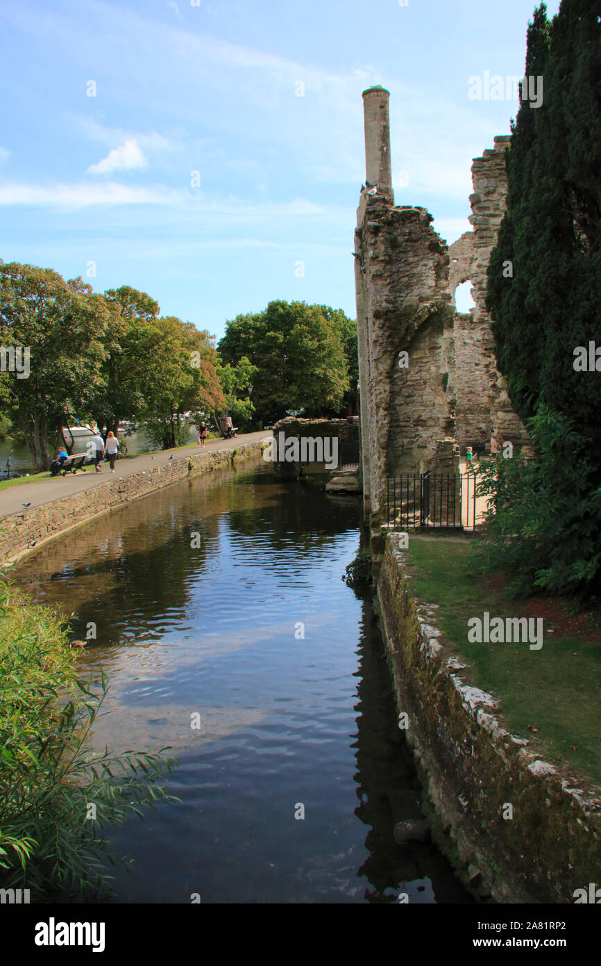 The ruins of Constables house in Christchurch, Dorset Stock Photo - Alamy