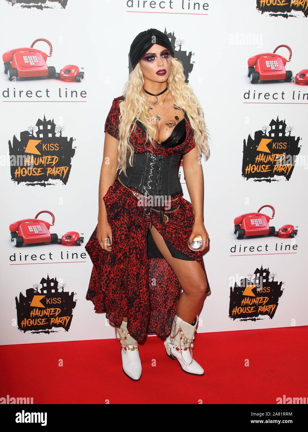 London, UK. Lucie Donlan at KISS Haunted House Party. SSE Arena. 26th ...